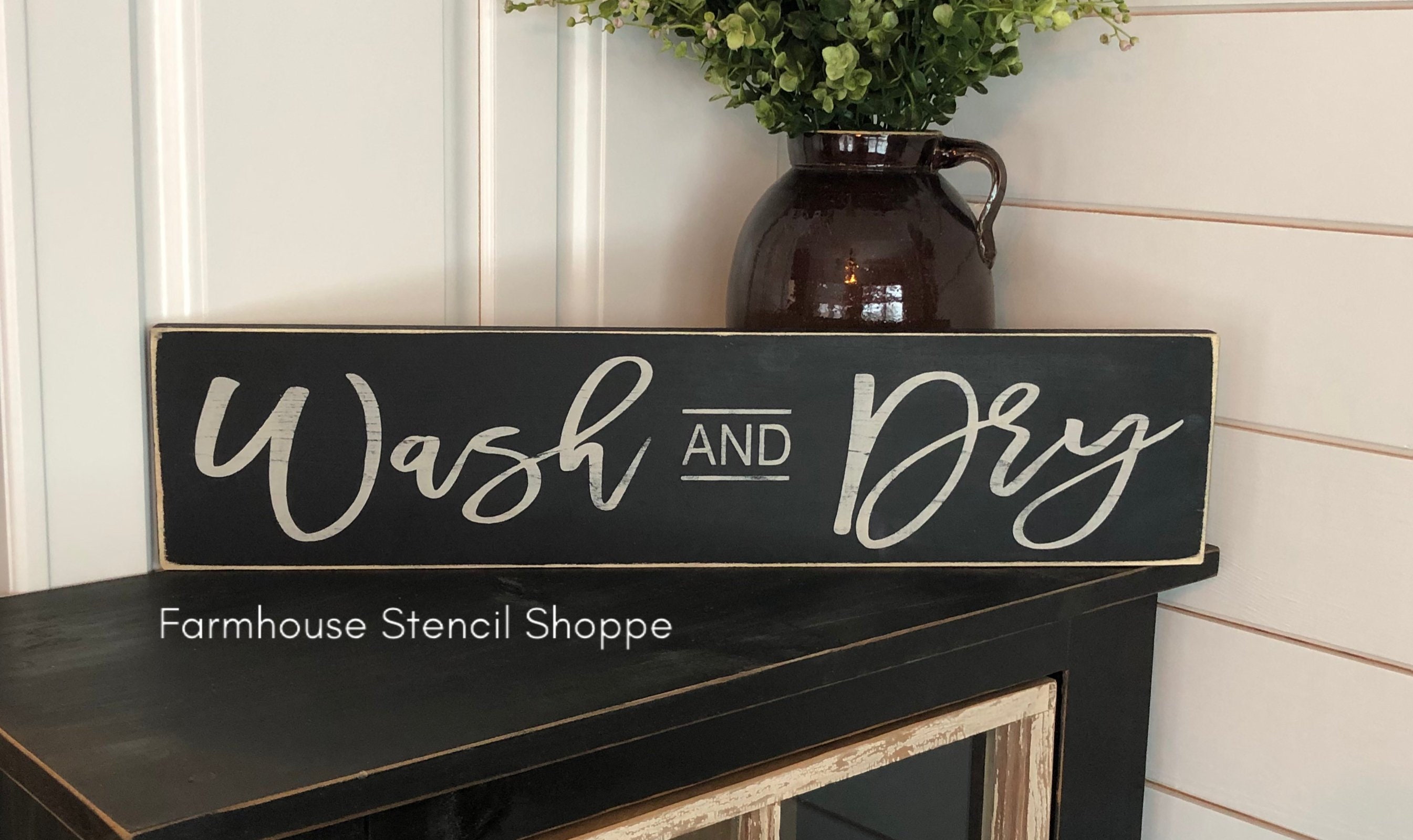 STENCIL Wash and Dry Stencil 24x5.5 Reusable - Etsy