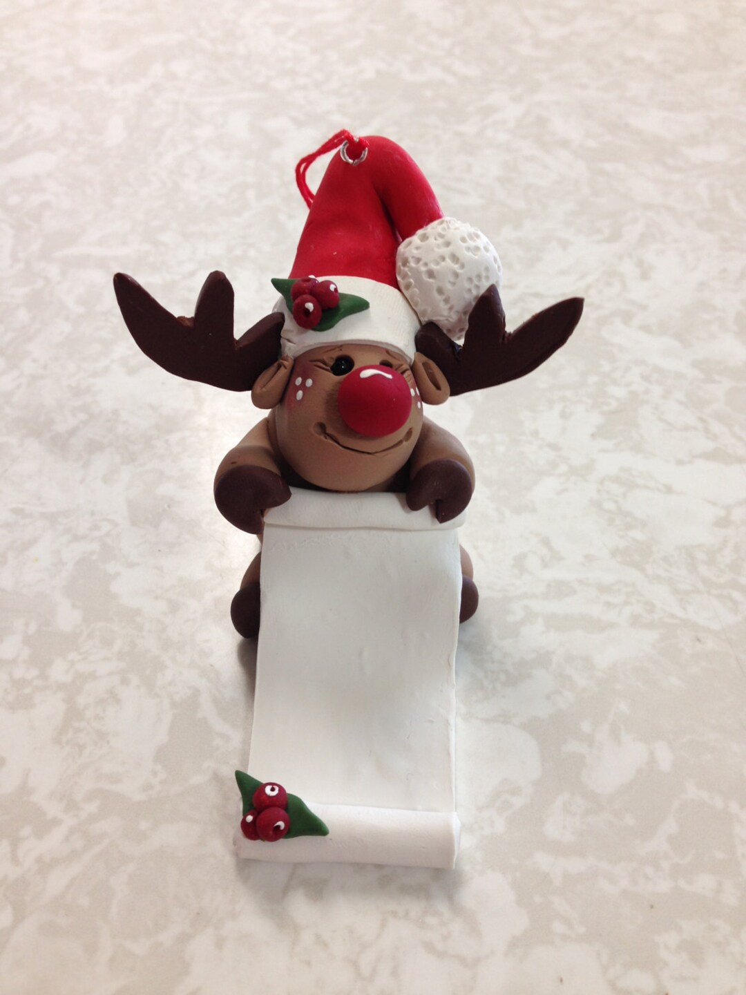 Rudolph Reindeer With Christmas List - Etsy
