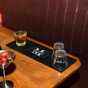 Bar Mat, Bar Mats for Countertop Coffee Mat Bar Top Mat for Bartending ...