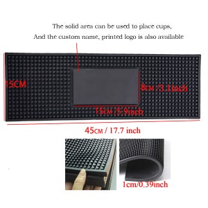 Personalised Bar Mat, Custom Bar Runner, Home Bar Pub Accessories Art ...