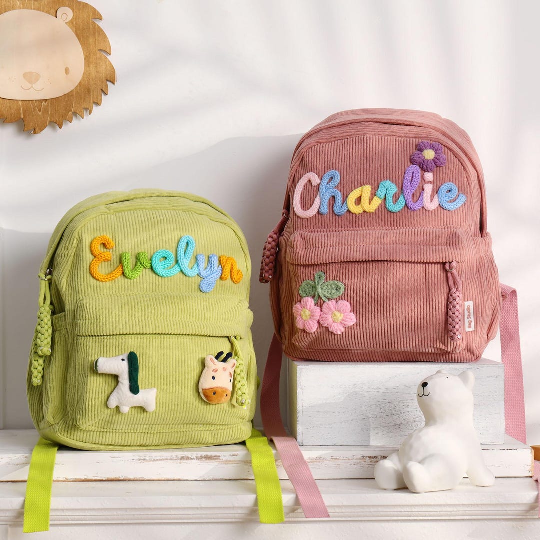 Personalized Toddler Backpack, Custom Name Preschool Backpacks Bookbag ...