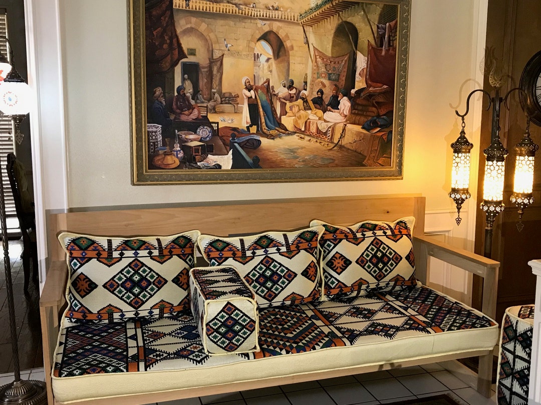NEW Golden Yellow Arabesque With Matching 2-meter Wide 6.5ft - Etsy
