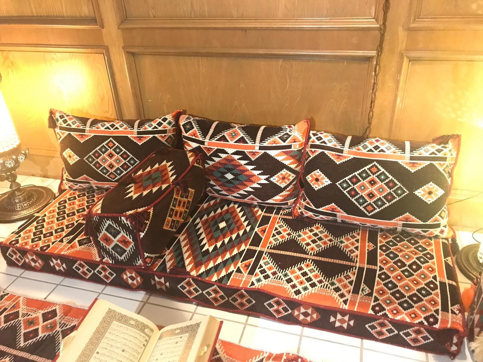 Arabesque Tulip Arabic Diwan Majlis Jalsa Floor Seating Sofa 2 | Etsy