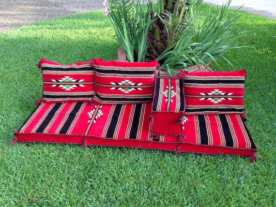 2m. Traditional Red Arabic Diwan Majlis Floor Seating Jalsa | Etsy