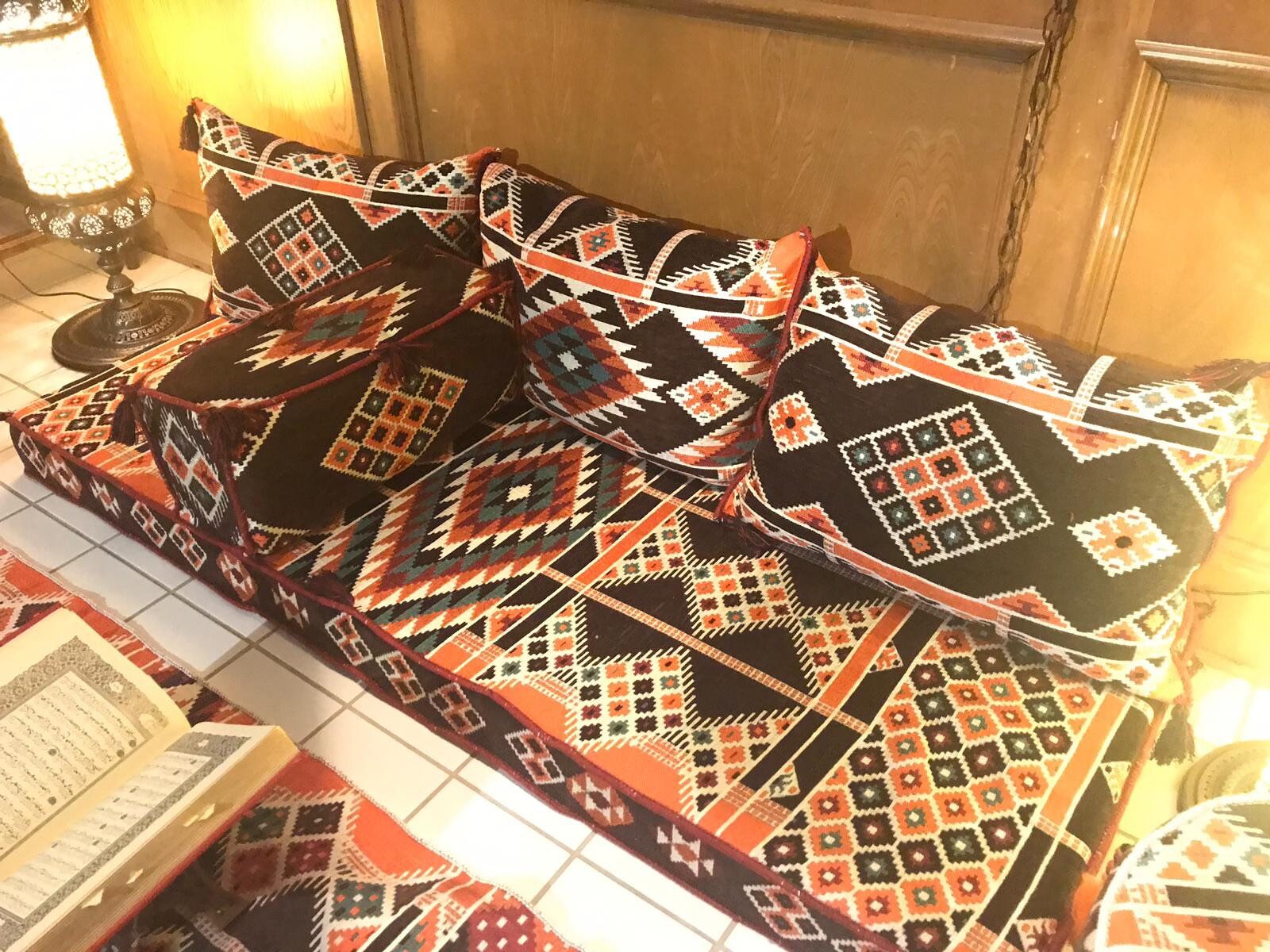 Arabesque Tulip Arabic Diwan Majlis Jalsa Floor Seating Sofa 2 | Etsy