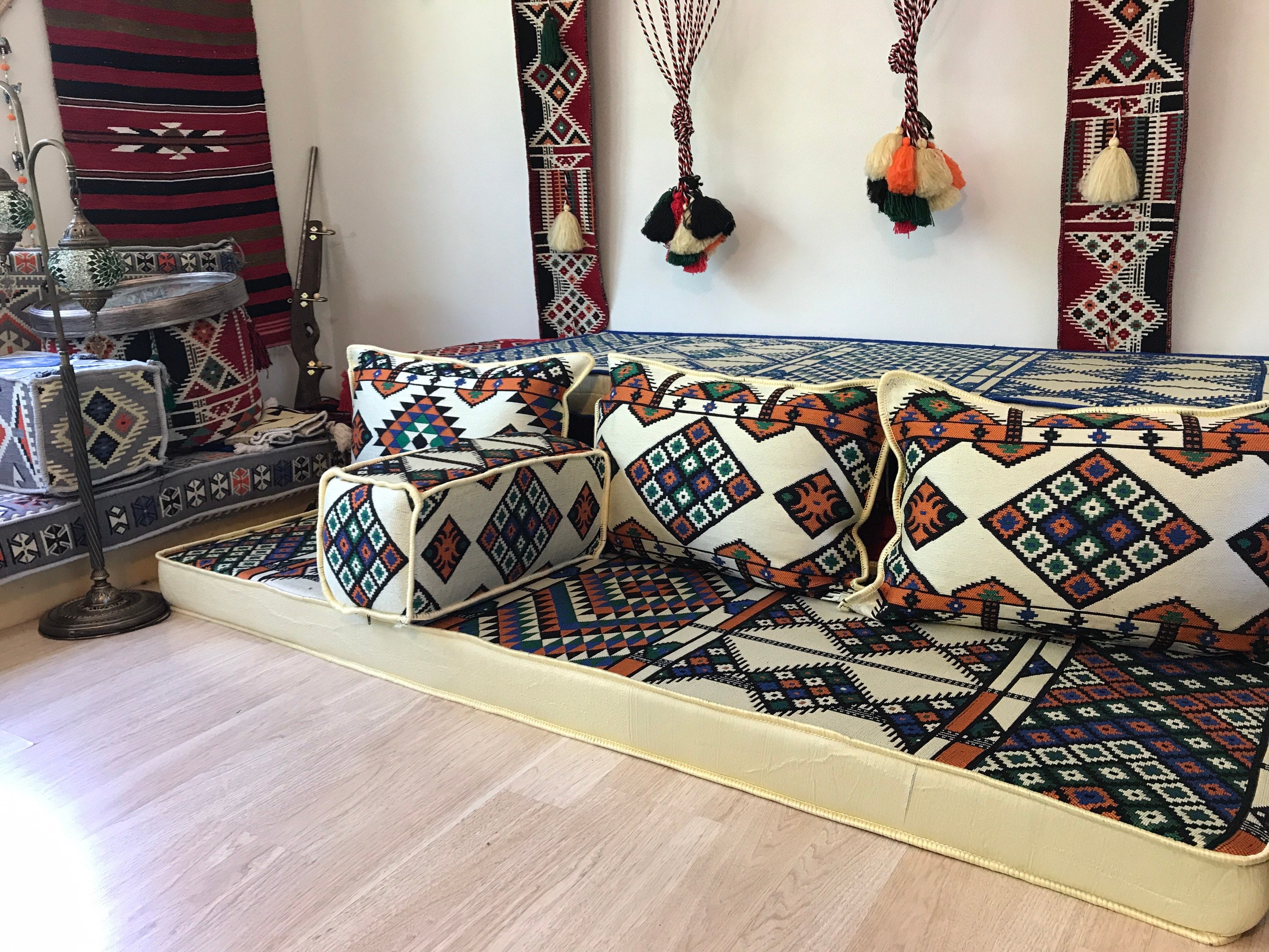 NEW Golden Yellow Arabesque With Matching 2-meter Wide 6.5ft - Etsy