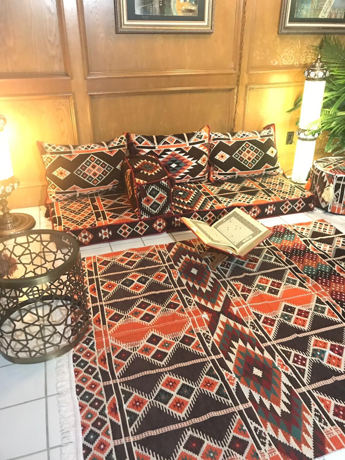 Arabesque Tulip Arabic Diwan Majlis Jalsa Floor Seating Sofa 2 | Etsy