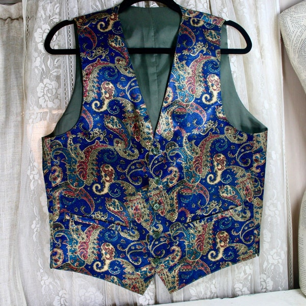Paisley Vest - Etsy