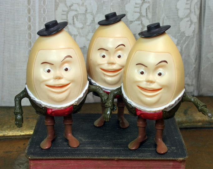 Vintage Humpty Dumpty Figurines, Mcdonald's, Plastic Dolls, Collectible ...