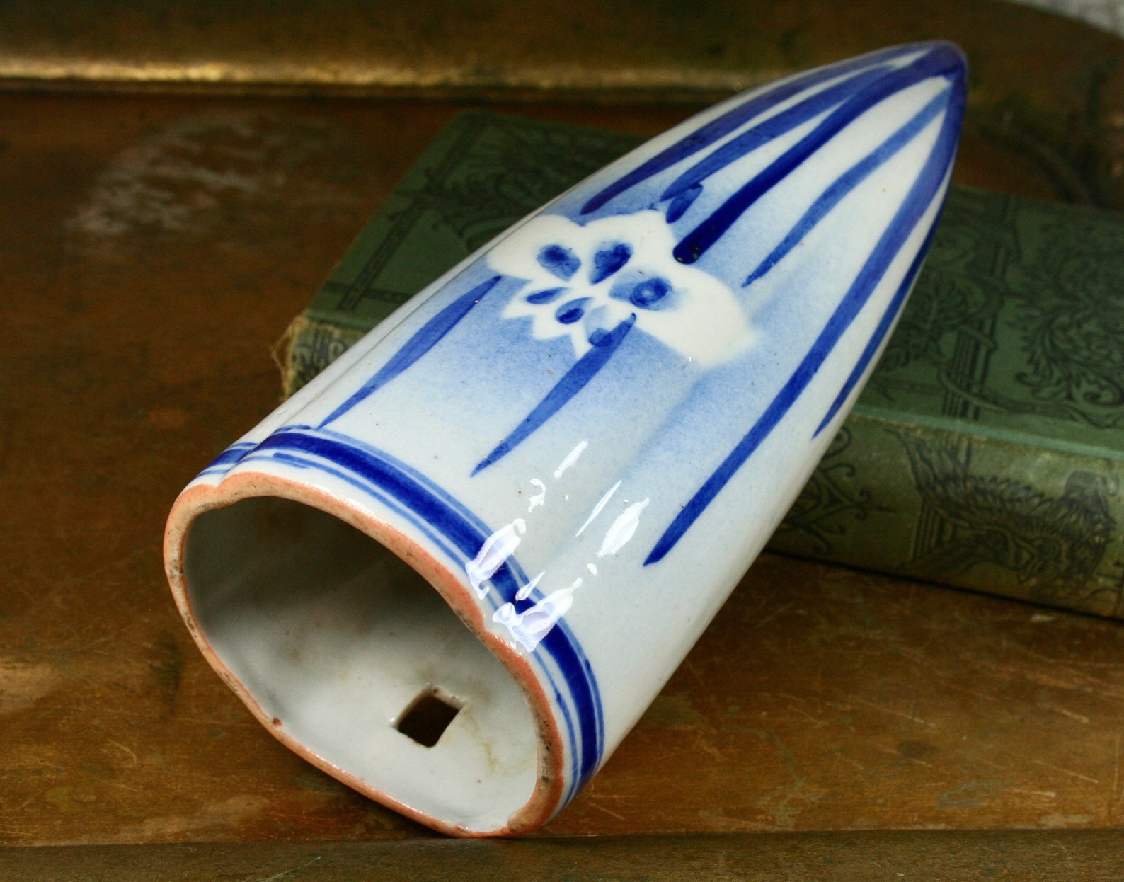 Antique Chinese Wall Pocket Vase Traditional Hand Painted - Etsy