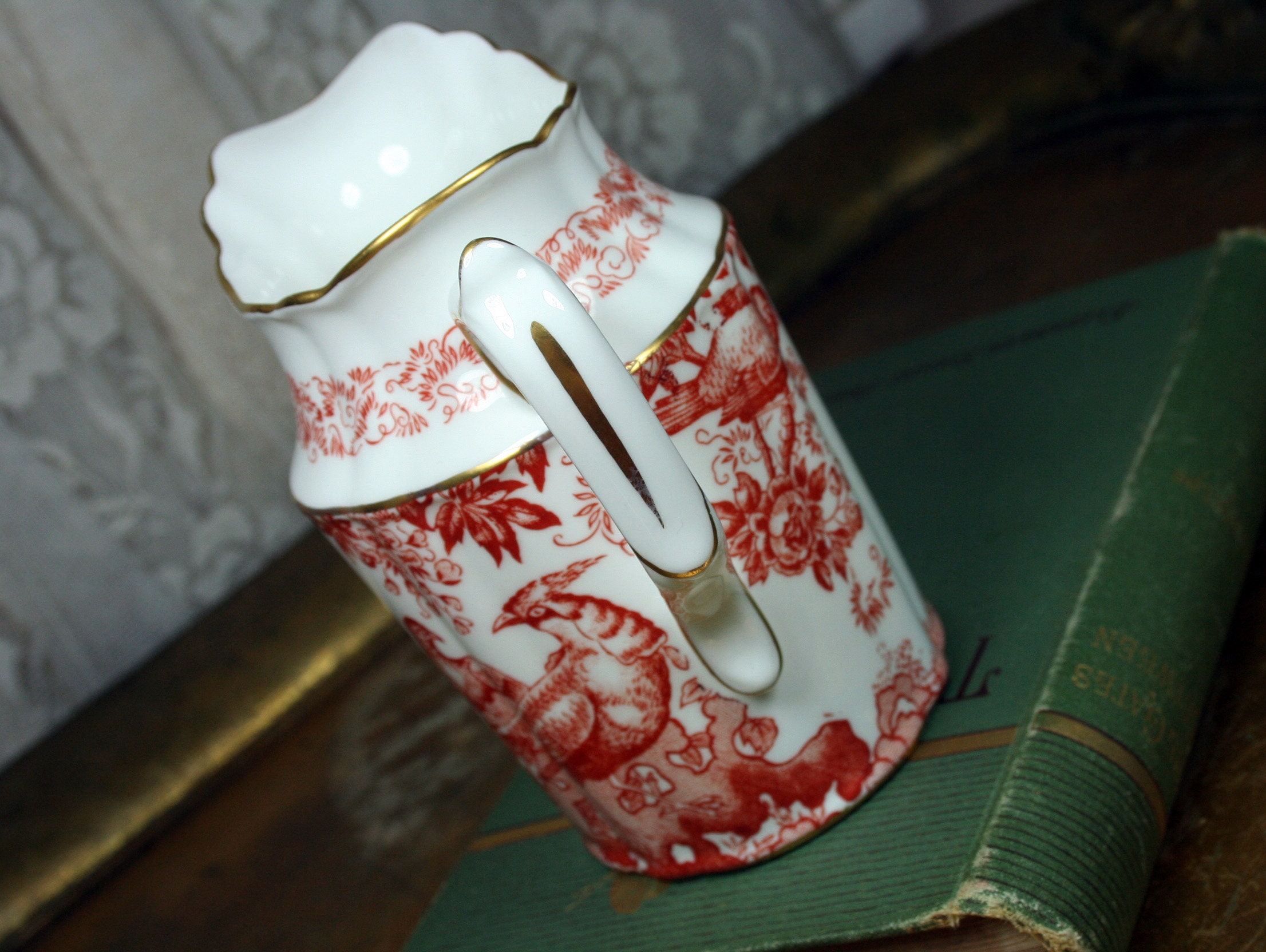 Vintage Royal Crown Derby Pitcher Creamer English Bone China - Etsy