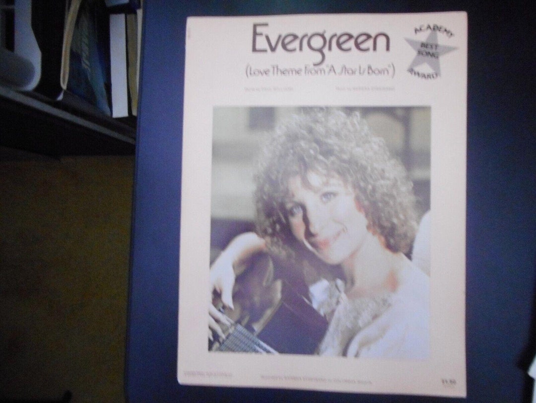 Evergreen--theme-love Theme "a Star is Born " Sheet Music - Etsy