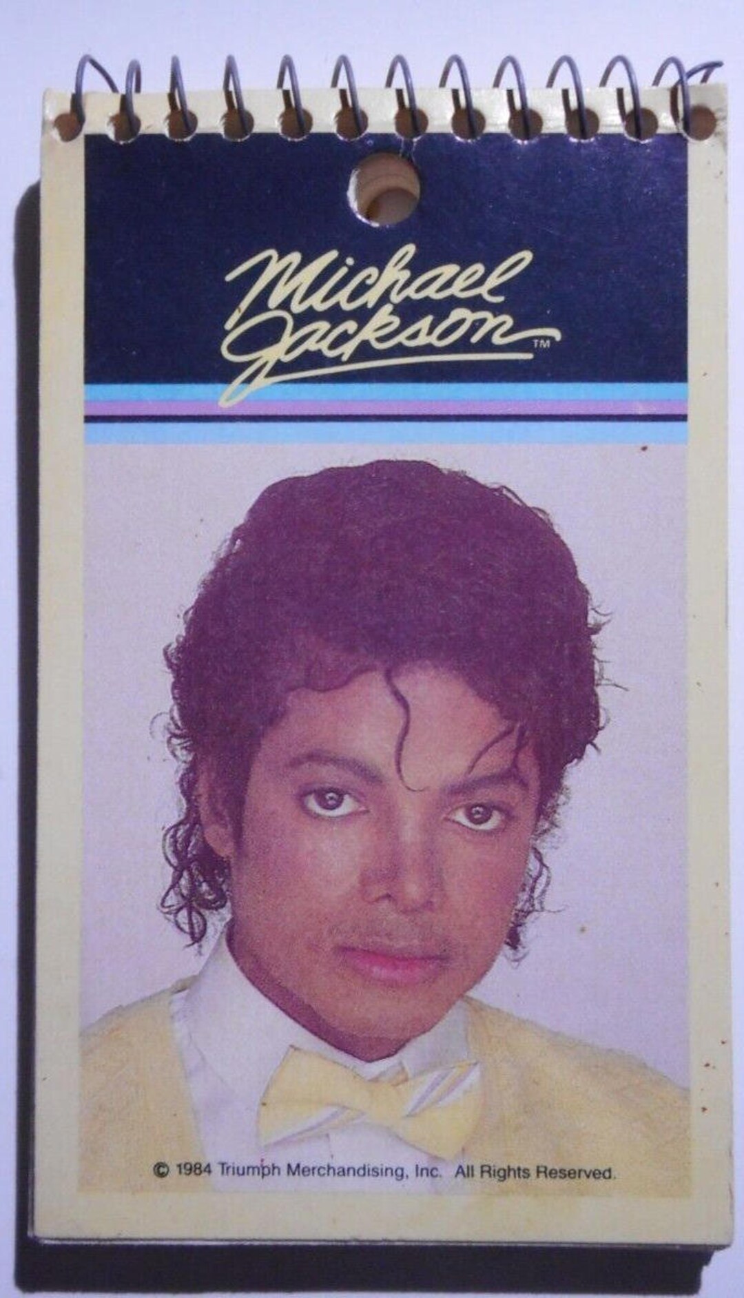 Michael Jackson-1985 Official Notepad -spriral - Etsy