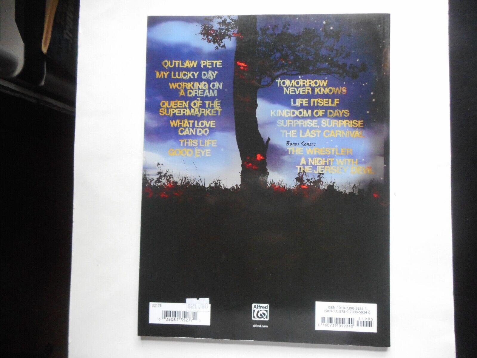 Bruce Springsteen working on a Dream songbook Alfred - Etsy