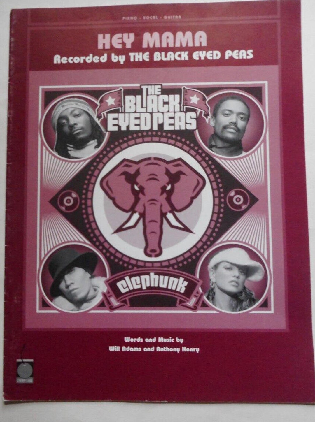 The Black Eyed Peas-hey Mama-sheet Music-vintage NM - Etsy