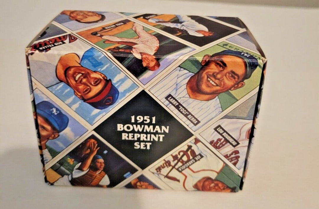 1951 Reprint Baseball Card Set Bowman Company 1988 Mint in Box Vintage ...