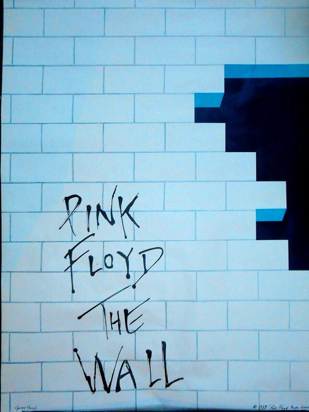 1979 Pink Floyd the Wall Poster Vintage 47.5 X 75 - Etsy