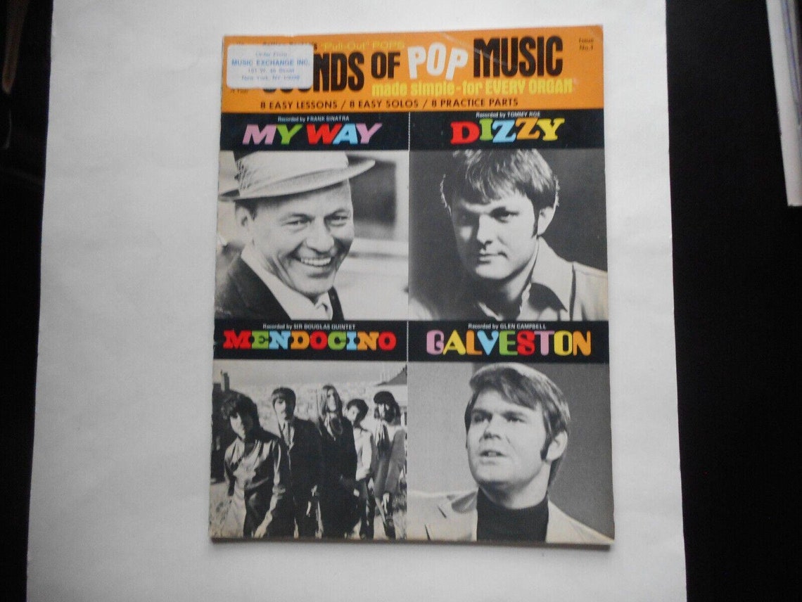 Sounds of Pop Music--songbook Issue No.1-sinatra--tommy Roe-glen ...