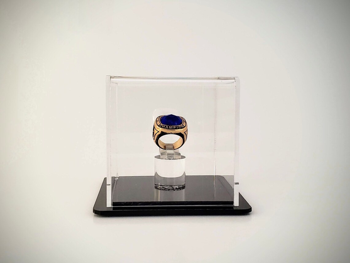 Ring Display Case for Collectors Rings, Championship Rings or Other ...