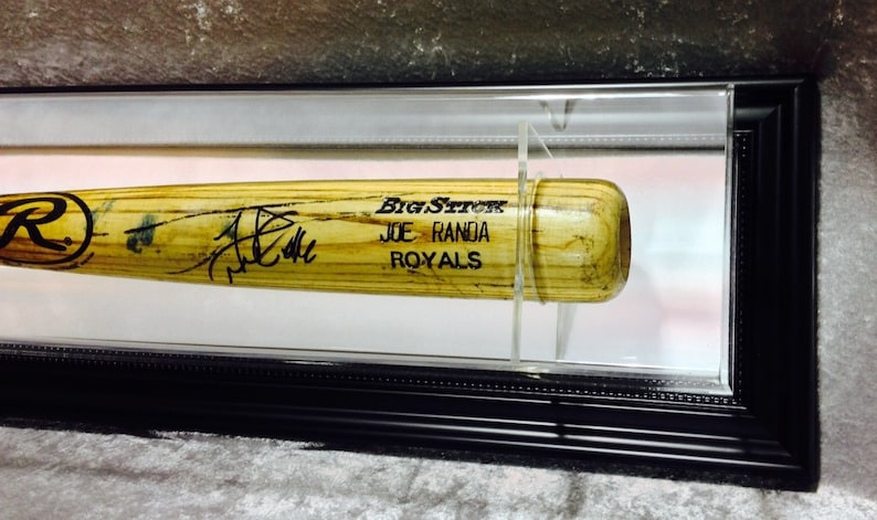 Premium Wall Mount Baseball Bat Display Case for Horizontal - Etsy