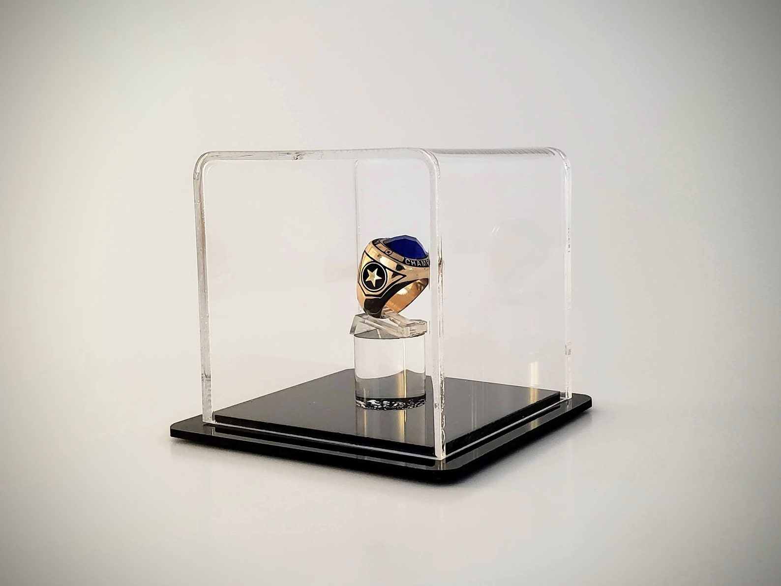 Ring Display Case for Collectors Rings, Championship Rings or Other ...
