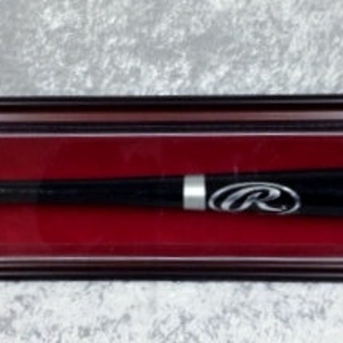 Premium Wall Mount Baseball Bat Display Case for Horizontal - Etsy