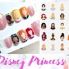 Disney Red and Pink Pres on Nails, Disney Nails, Disney Press on Nails ...