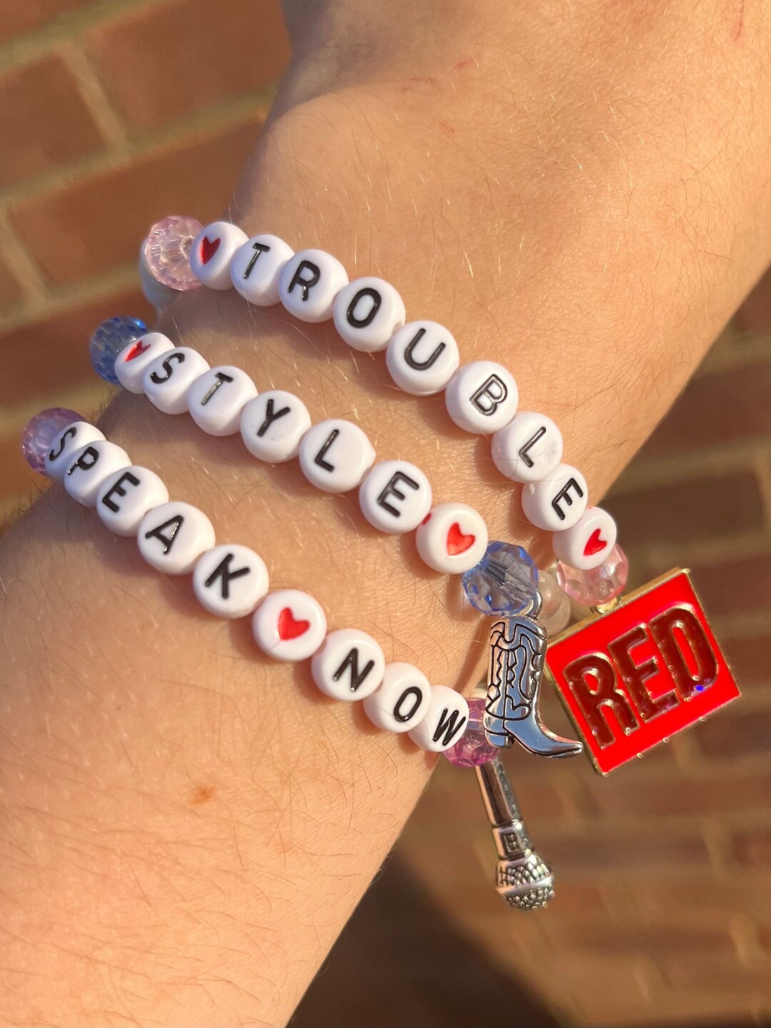 Eras Tour Bracelets, Reputation, End Game, Speak Now, Beaded Bracelet ...