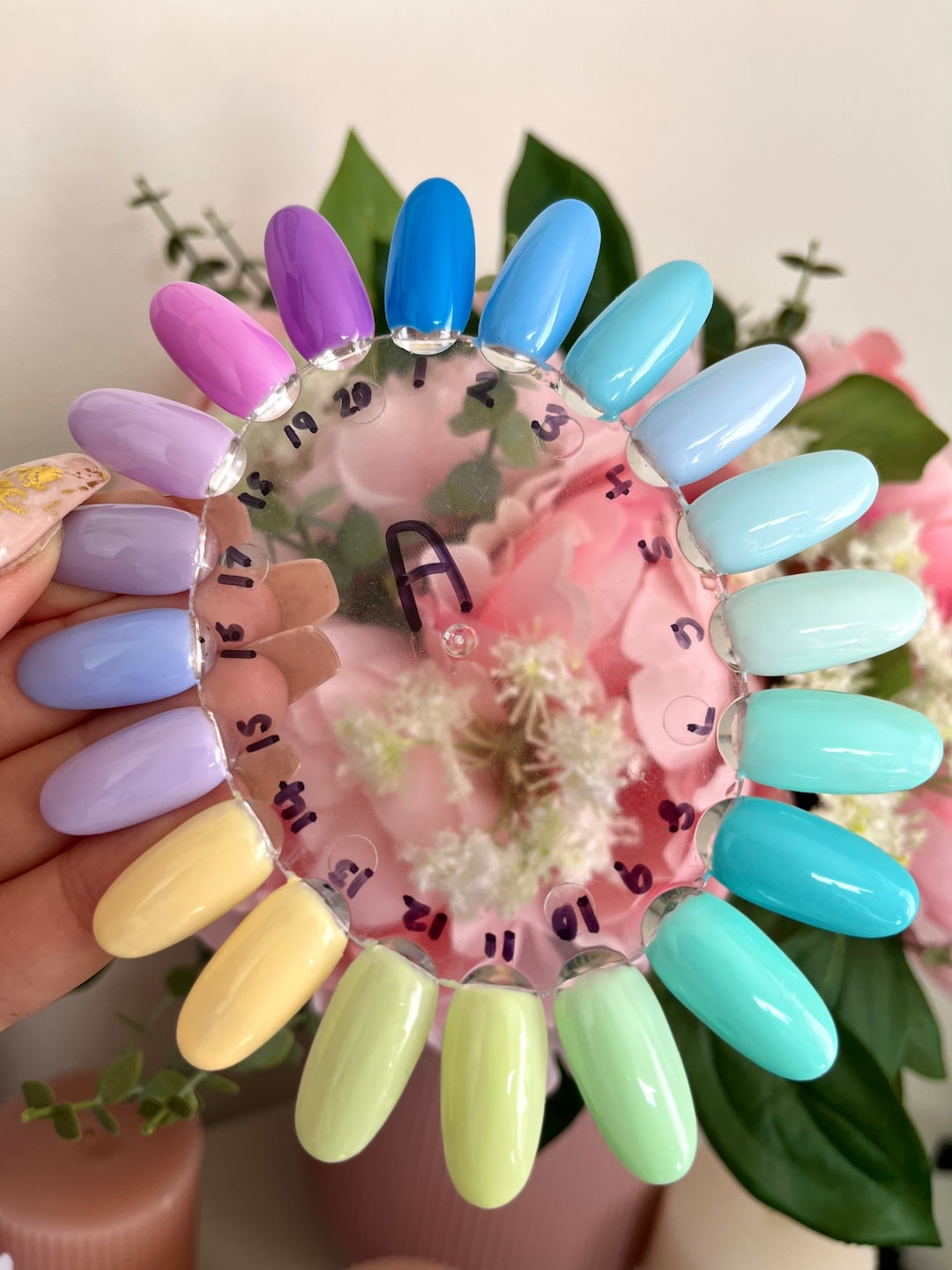 Plain Colour Luxury Press on Nails, Stick on Nails, Plain Colour Nails ...