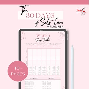 Self-care Planner, Printable Planner, Mood Tracker, Habit Tracker ...