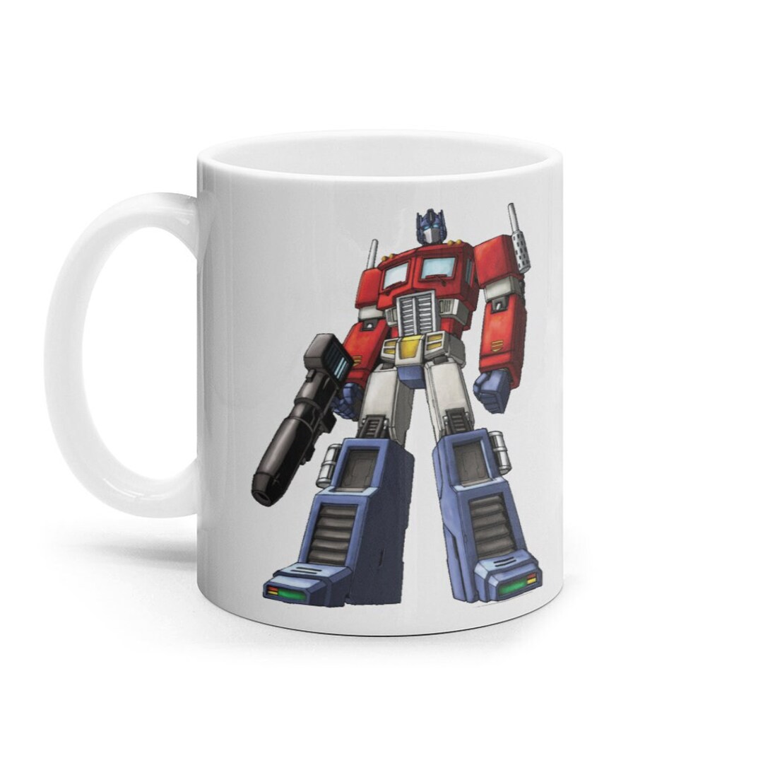 Transformers Mug Optimus Prime Autobots 1980s Cartoon Mug Custom Coffee ...