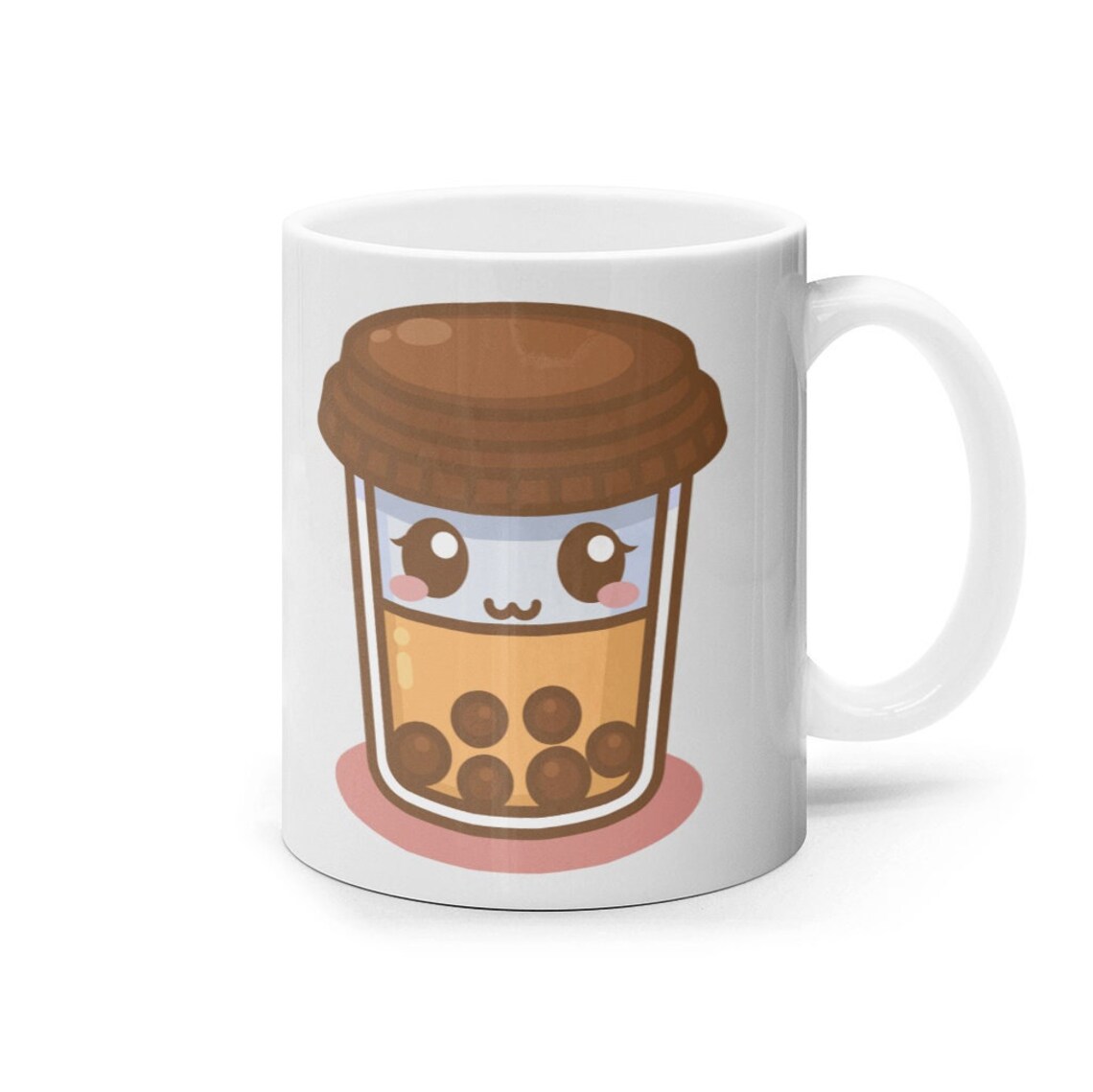 Kawaii Bubble Tea Mug Clipart Boba Drinks Smiley Faces - Etsy UK