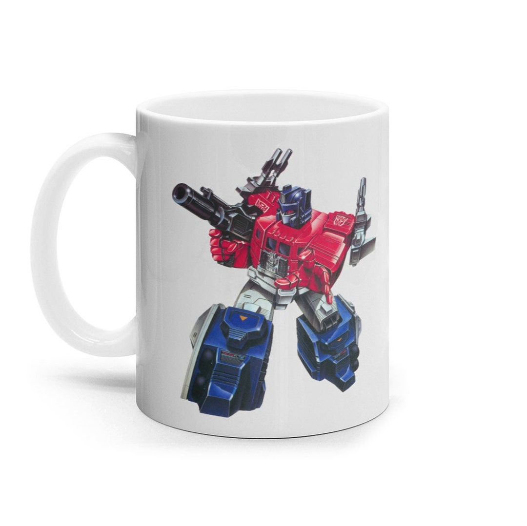 Optimus Prime Mug: 1980s Transformers Cartoon Coffee Cup - Etsy