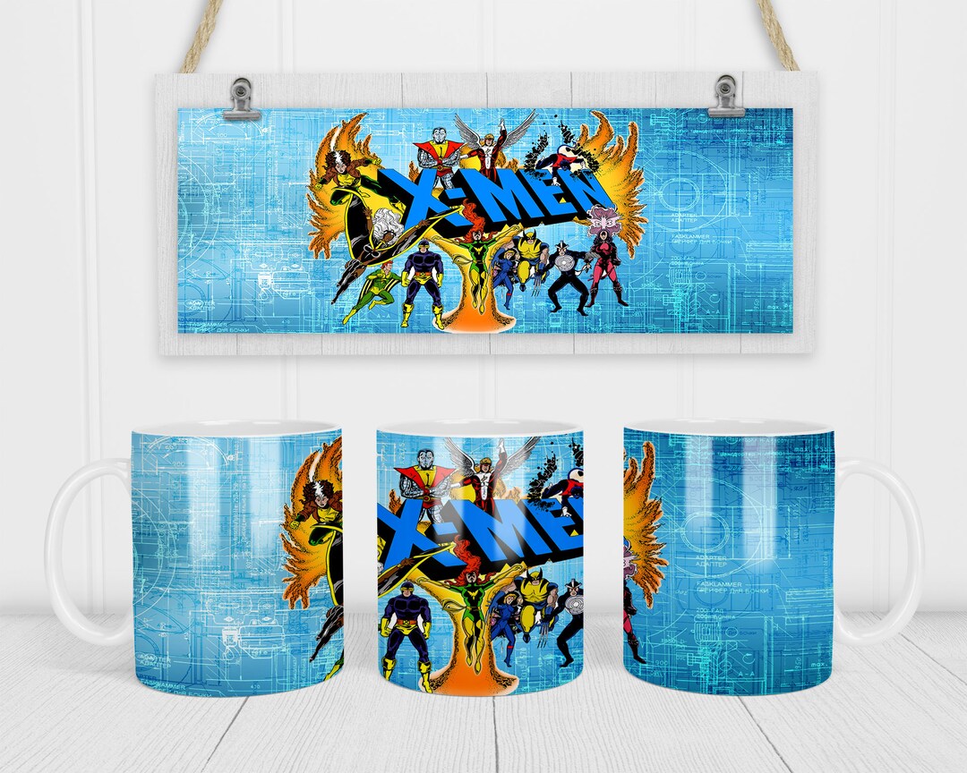 X-men Marvel Characters Comic Book Mug Superheroes - Birthday Mug Gift ...