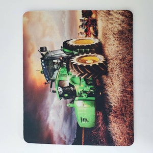 John Deere Green Farm Tractor Mousepad Mouse Mat Mouse Pad 5mm Thick ...