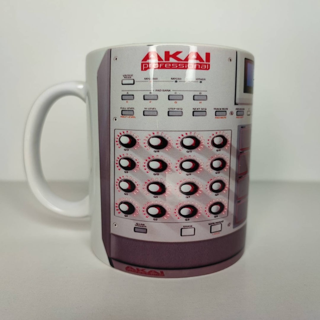 Akai MPC Renaissance Mug, Music Studio, Producer Synthesizer Mug ...