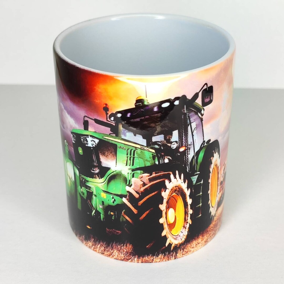 John Deere Tractor Mug: High-resolution Artwork, 11oz Ceramic - Etsy