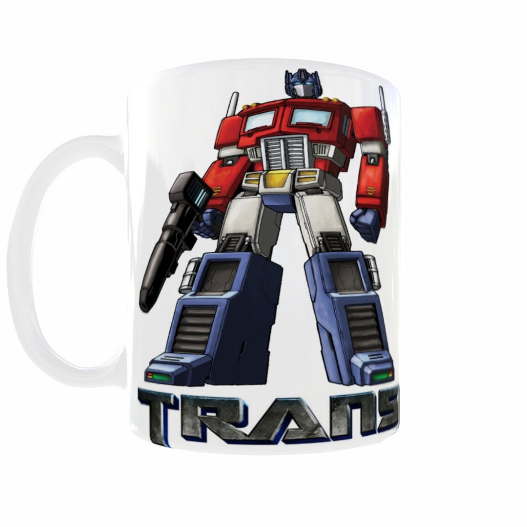 Transformers Mug Optimus Prime Vs Megatron Autobots Vs Decepticons ...