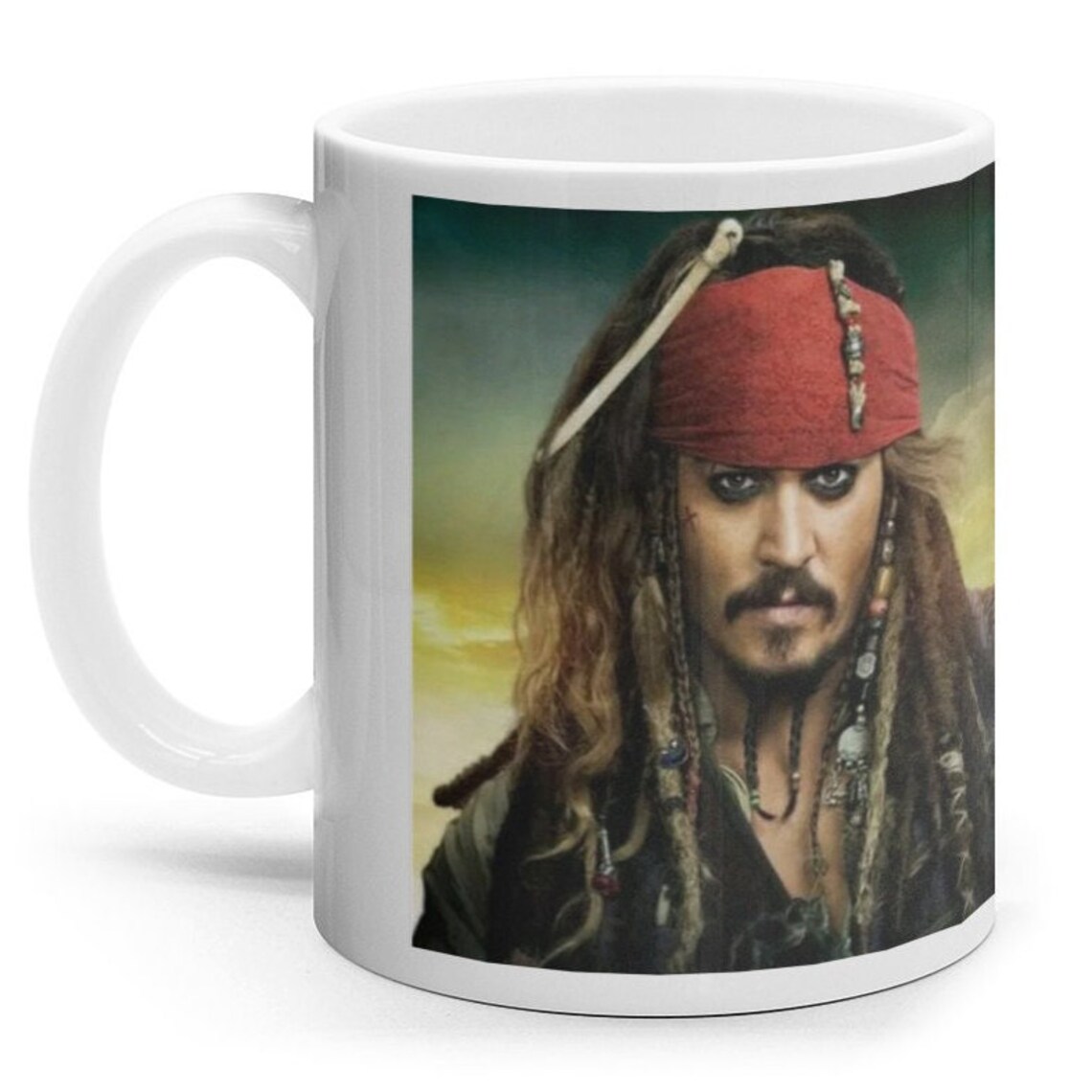Johnny Depp Mug, Captain Jack Sparrow Cup Mug, Johnny Depp Lovers Fan ...