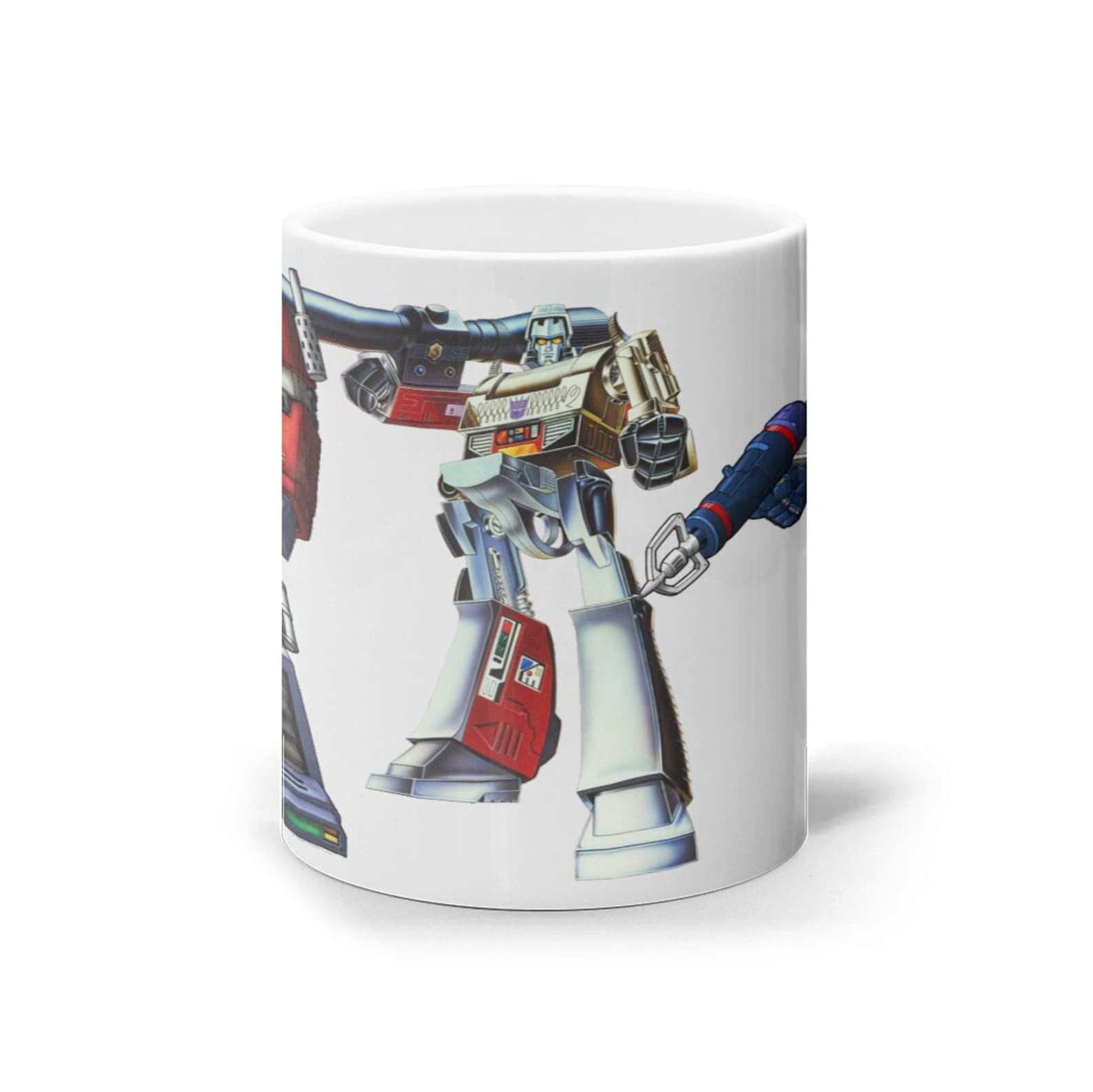 Transformers Mug Optimus Prime Megatron Soundwave Autobots Decepticons ...