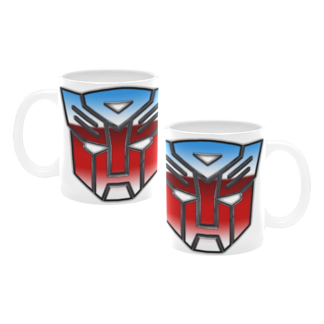 Transformers Mug Autobots 1980s Cartoon Mug Custom Coffee Mug Etsy