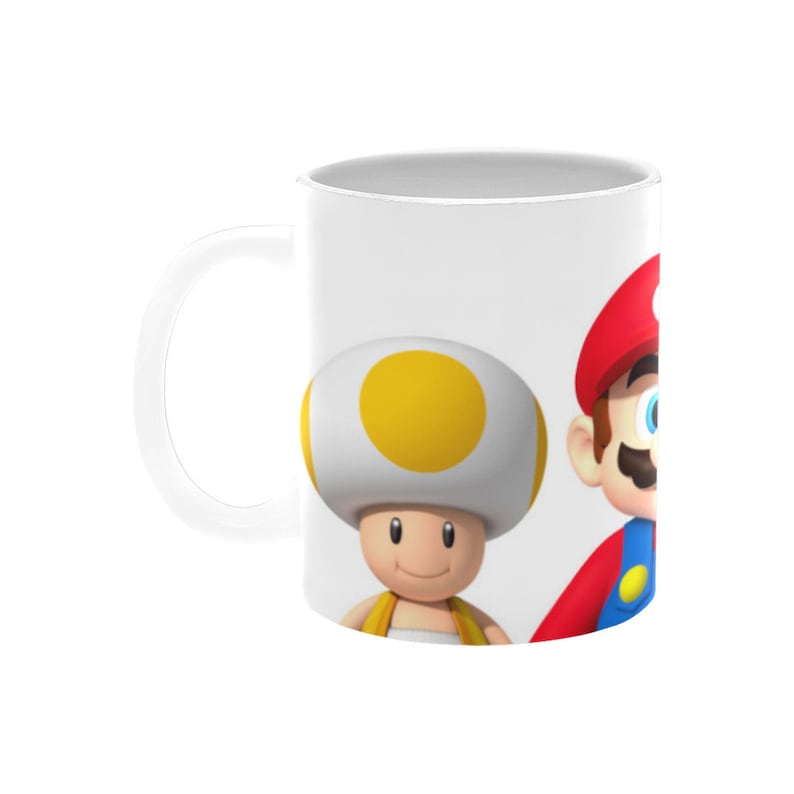 Super Mario Bros Mug Mario Luigi Mug Mushrooms Mug Gaming Mug - Etsy