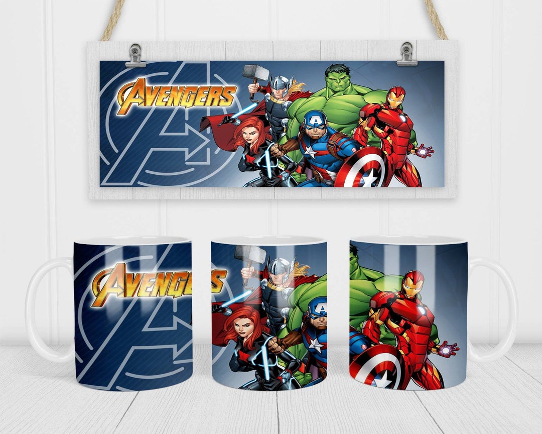 Avengers Marvel Characters Comic Book Mug Superheroes - Birthday Mug ...