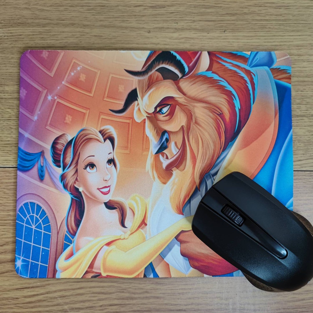 Disney Characters Beauty and the Beast Design Mousepad Mouse Mat Mouse ...