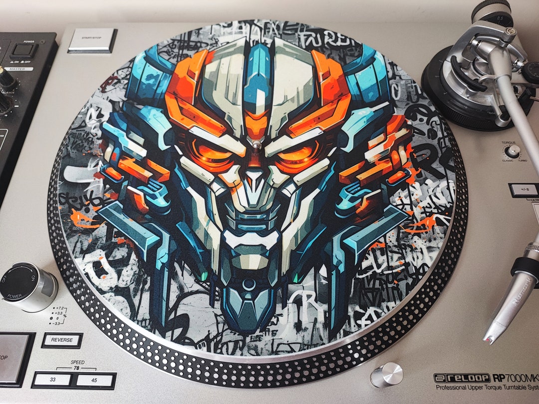 Transformers Robot 12 Slipmat for Hifi or DJ Turntable 12 Inch Technics Slipmat Scratch Slipmat ...