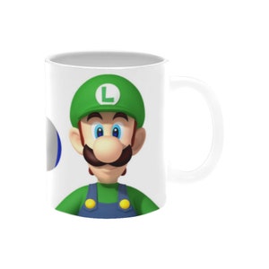 Super Mario Bros Mug Mario Luigi Mug Mushrooms Mug Gaming Mug Tea Cup ...