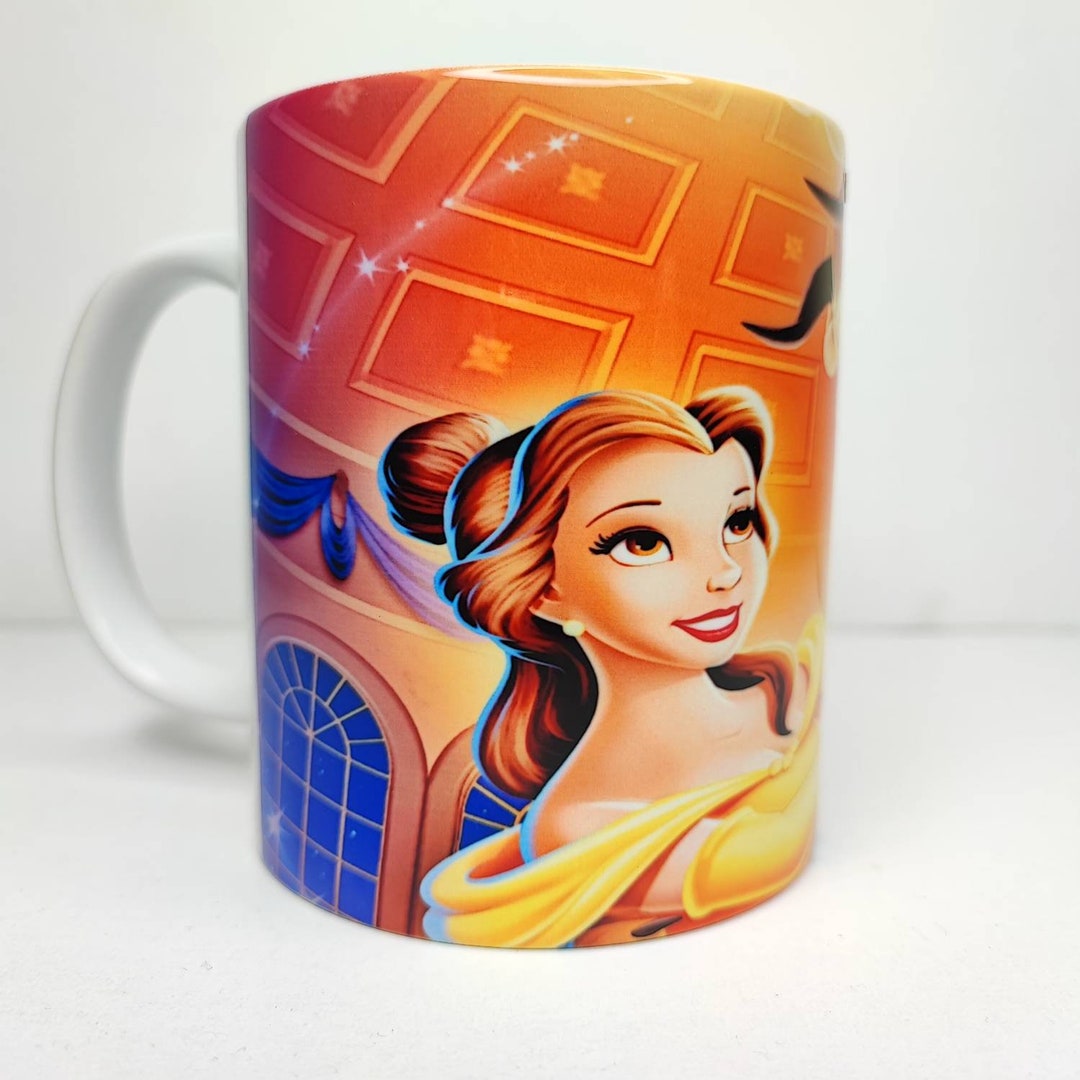 Beauty and the Beast Mug, Disney Mug, Beauty and the Beast Cup, Coffee ...