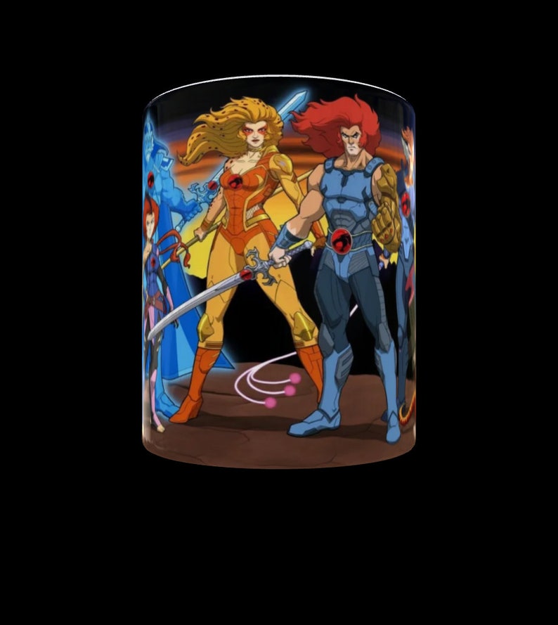 Thundercats Mug: 1980s Cartoon Characters Ceramic Coffee Mug - Etsy