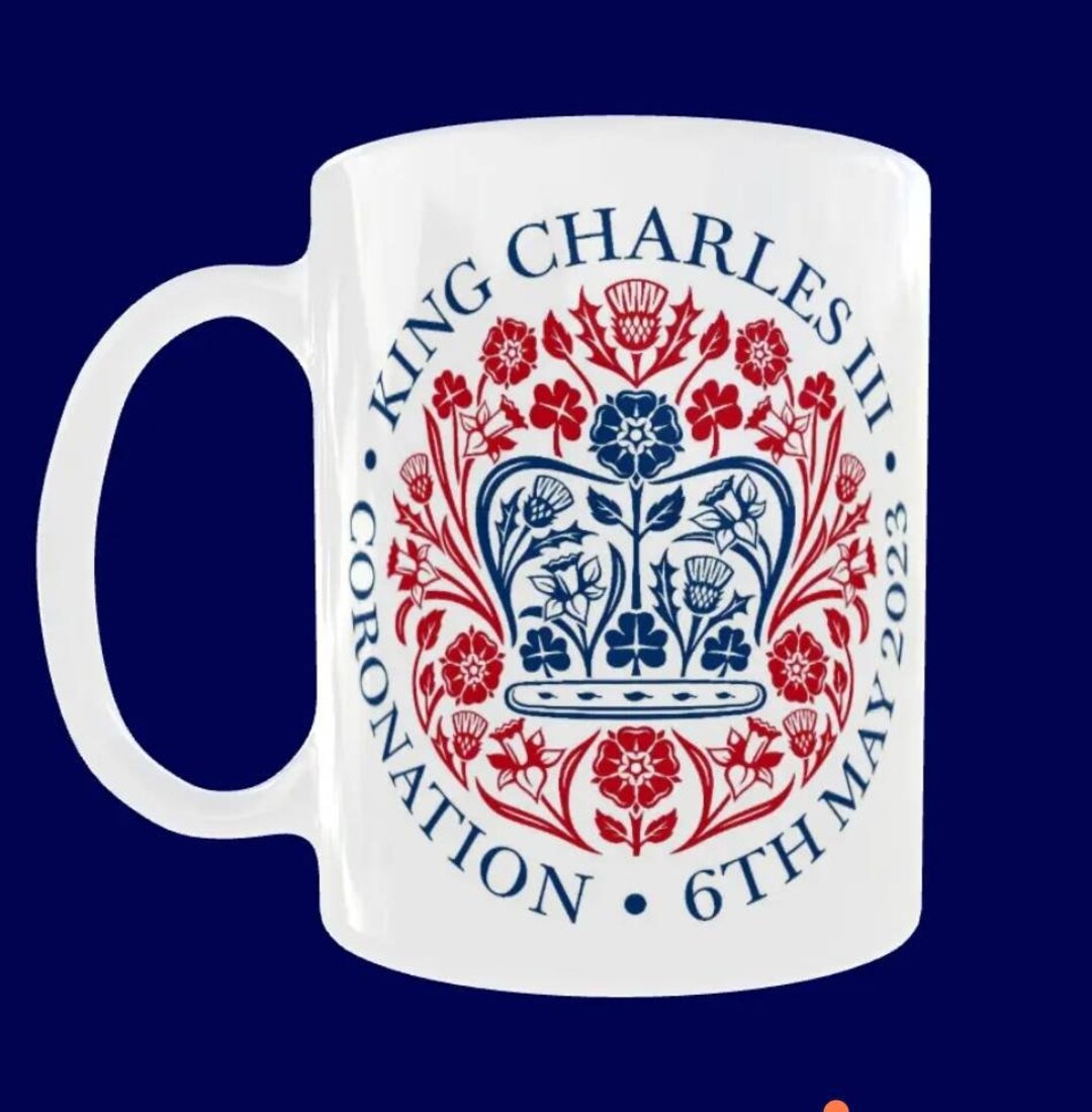 King Charles III Coronation Mug 6th May 2023 Mug King Charles Crown Mug ...
