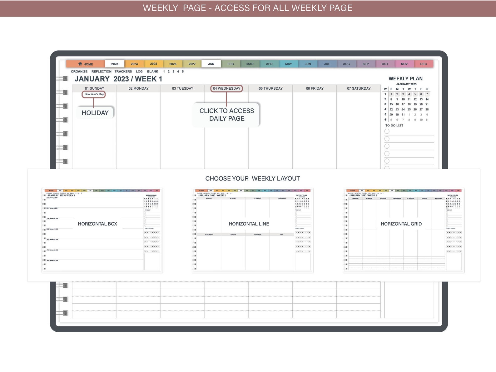 Digital Planner Goodnotes Ipad Planner Digital Journal - Etsy